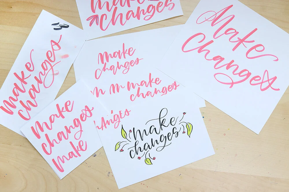 3 WAYS TO FIX LETTERING MISTAKES IN PHOTOSHOP — Weronika Zubek Fine Art