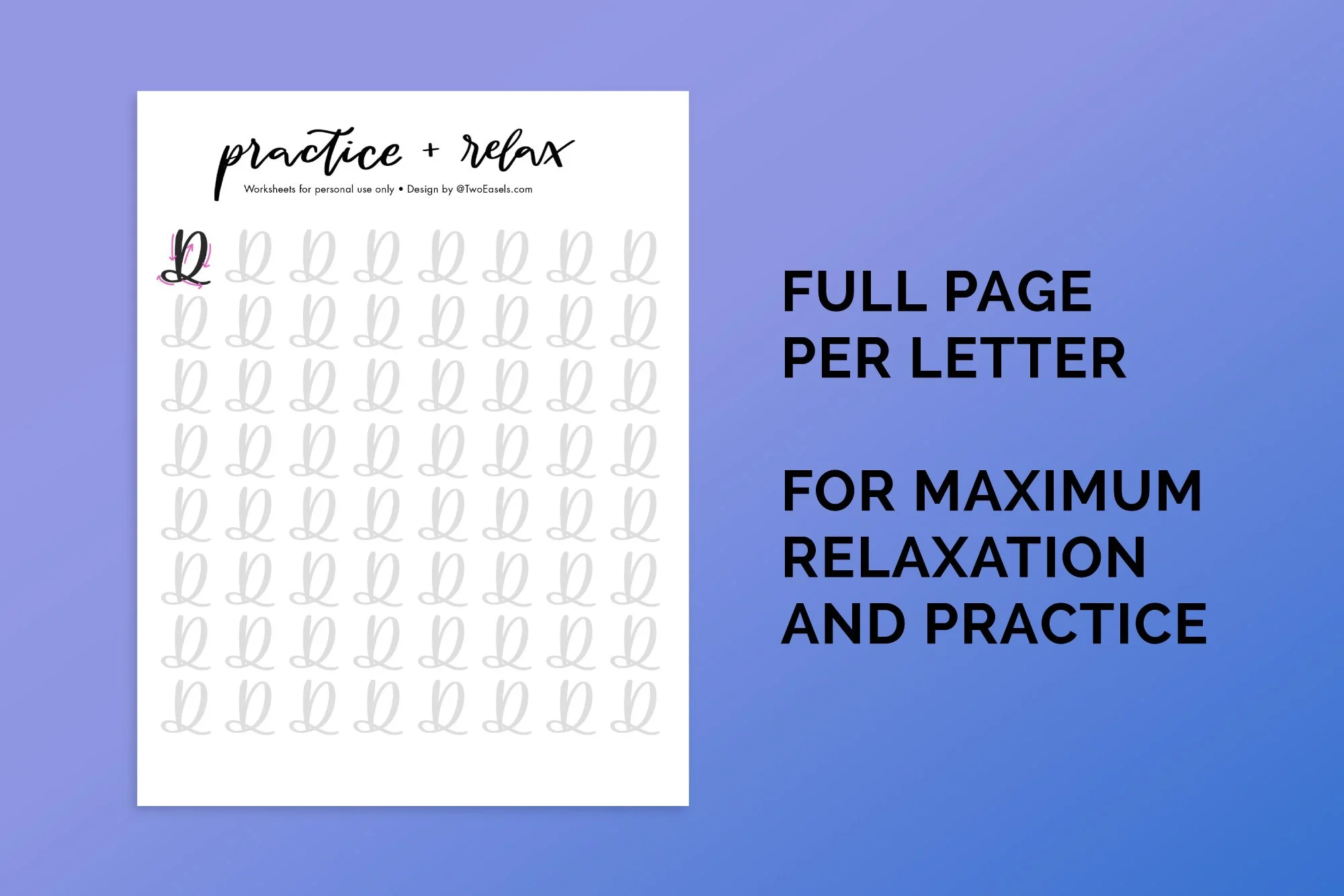 Brush lettering practice lettering guide, modern calligraphy worksheets ...