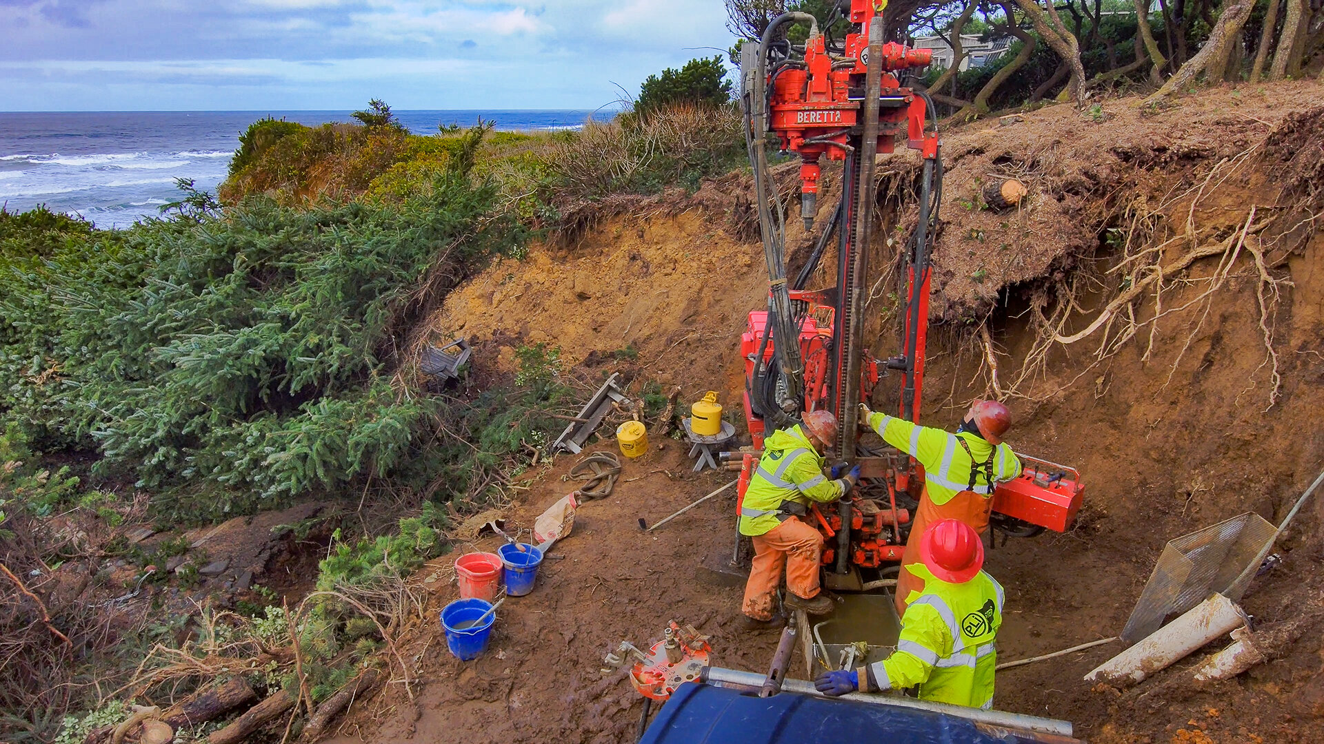 Geotechnical borings, Oregon Coast — PLI SystemsPLI Systems Soil ...