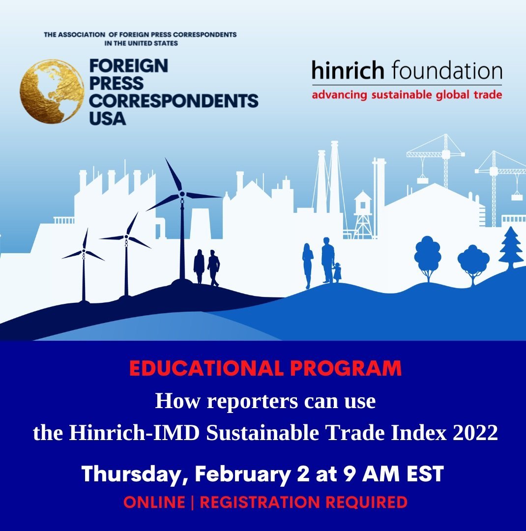 Educational Program How Reporters Can Use The Hinrich Imd Sustainable