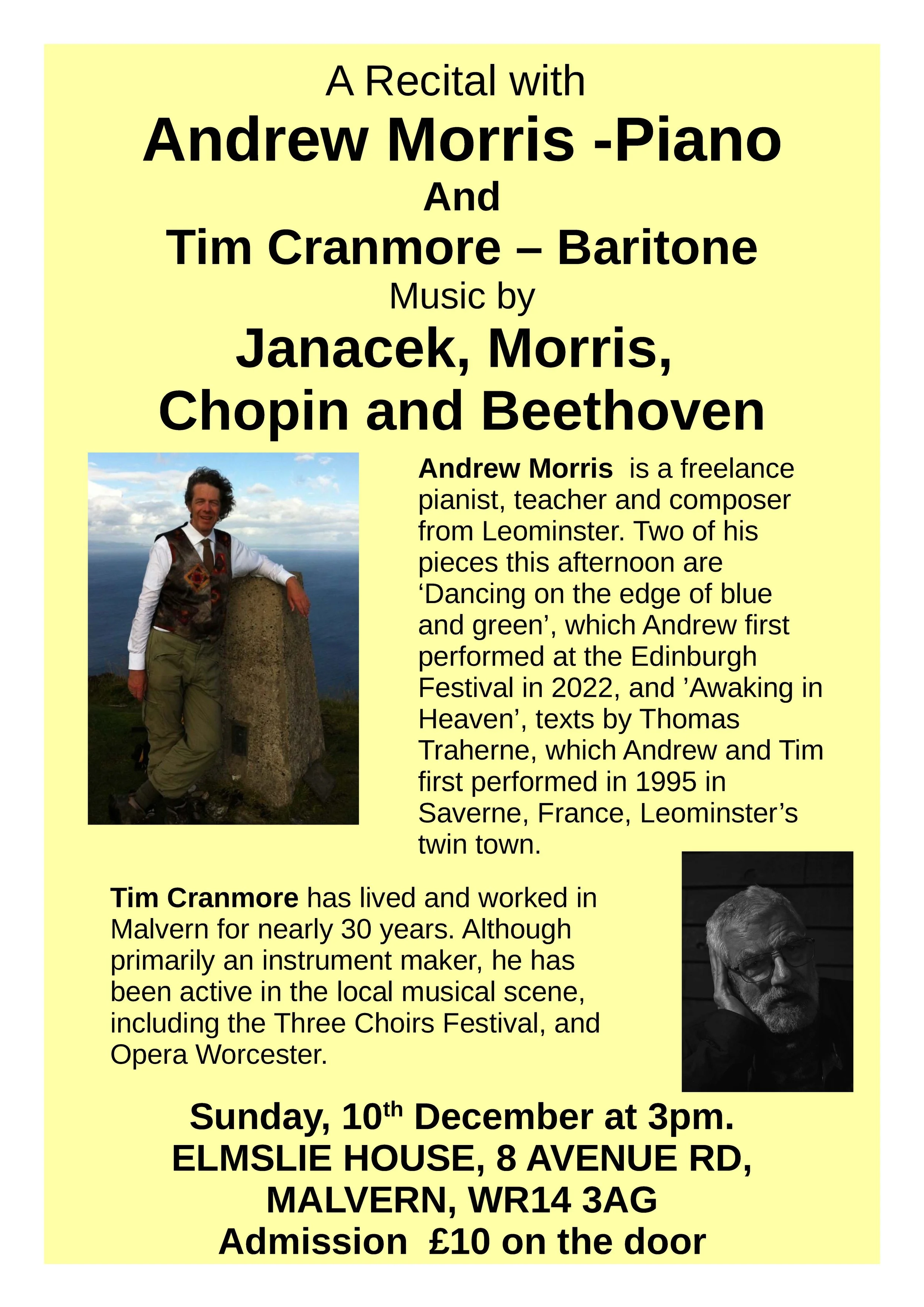 Calendar of Events — Elmslie House