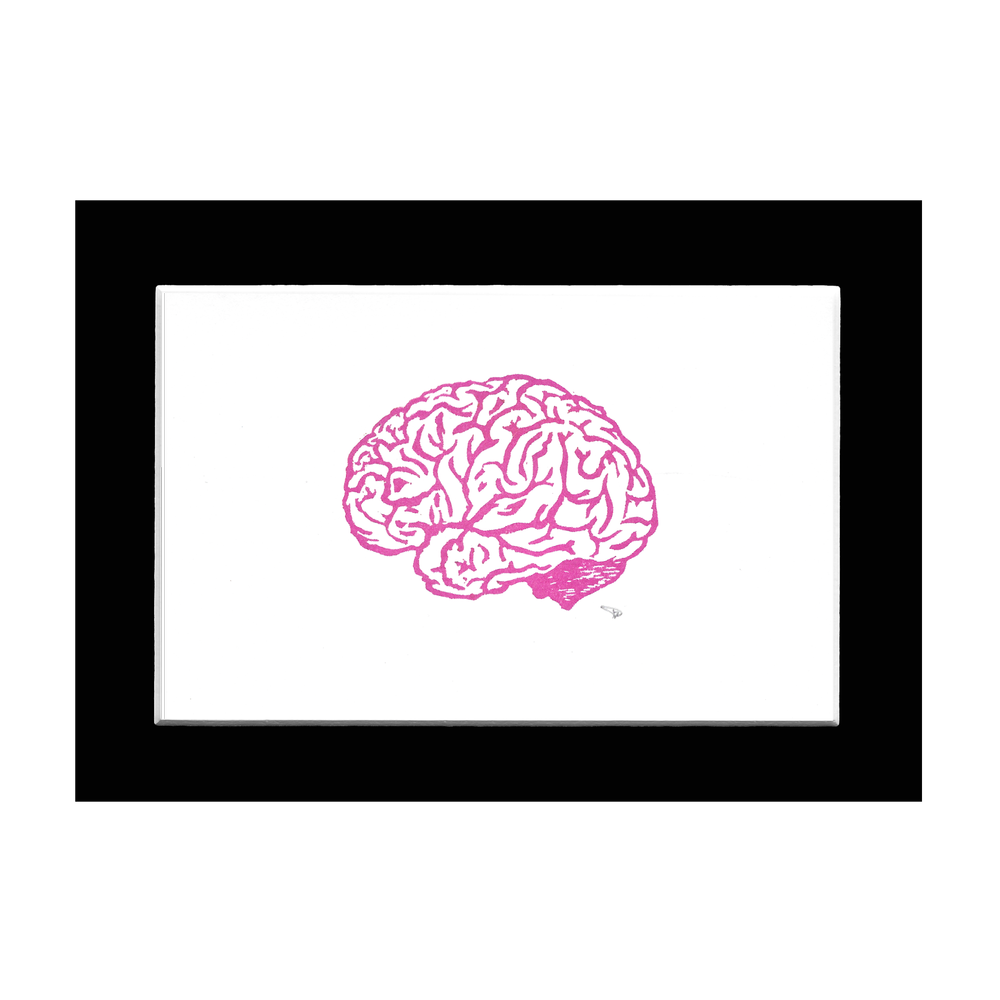 Pink Brain Clipart