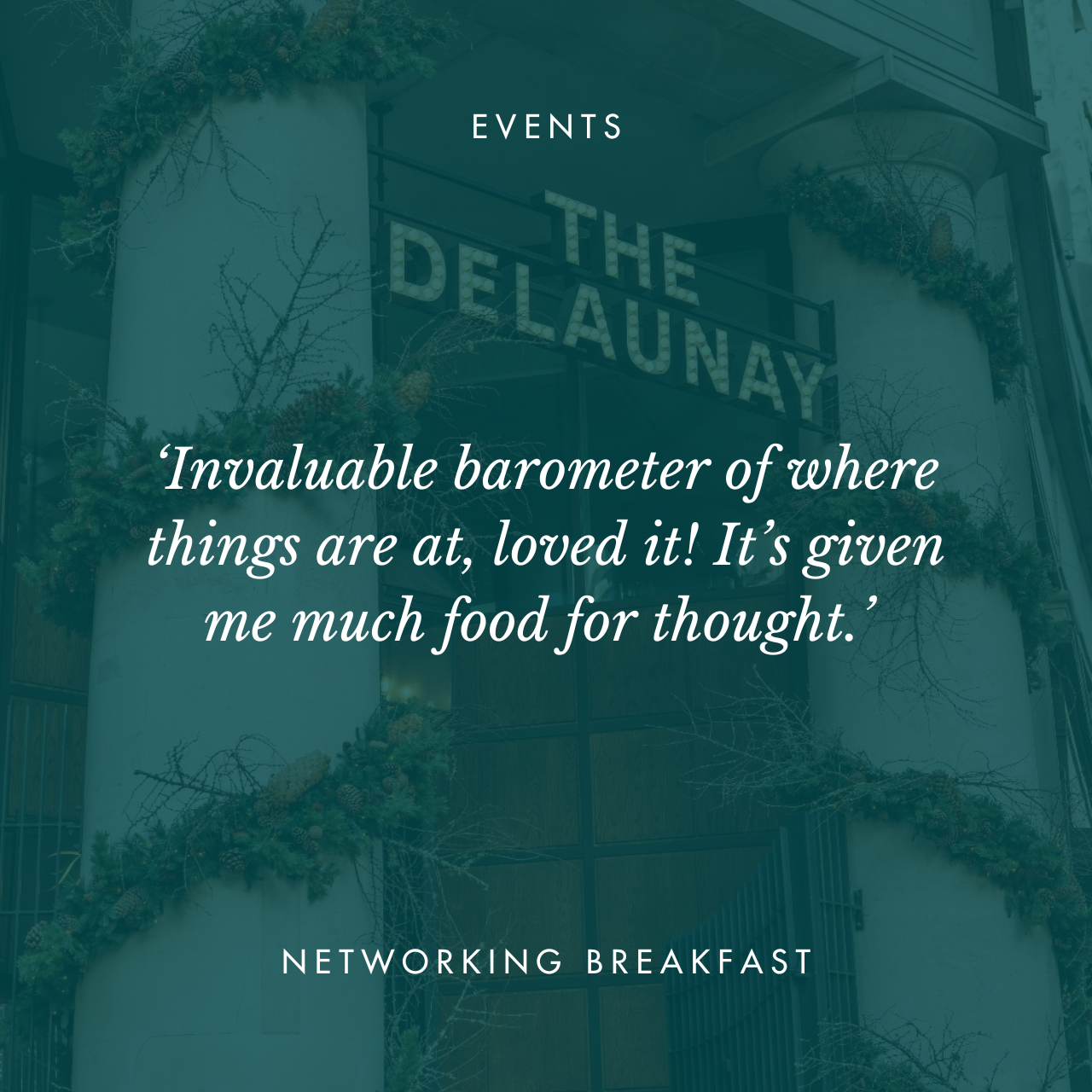 Networking breakfast – Friday 24 November, The Delaunay, London — Suzie ...