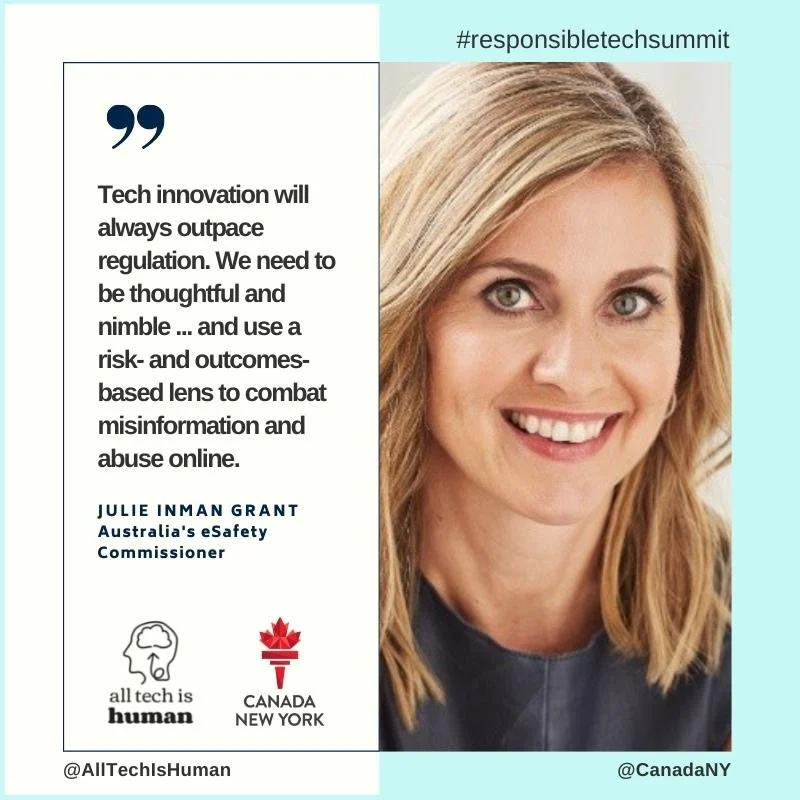 Fireside chat with Australian eSafety Commissioner Julie Inman Grant ...