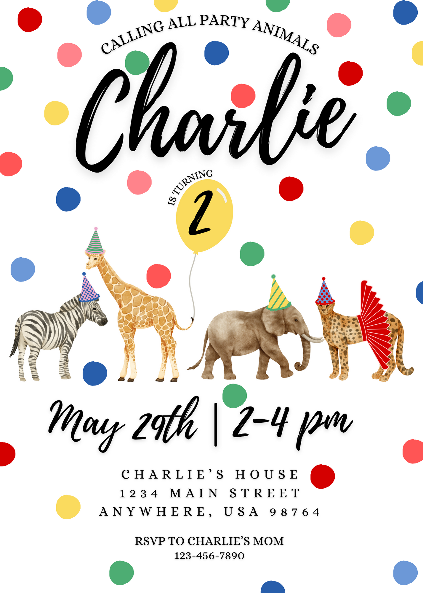 Calling All Party Animals — HAPPY YAPPY CO