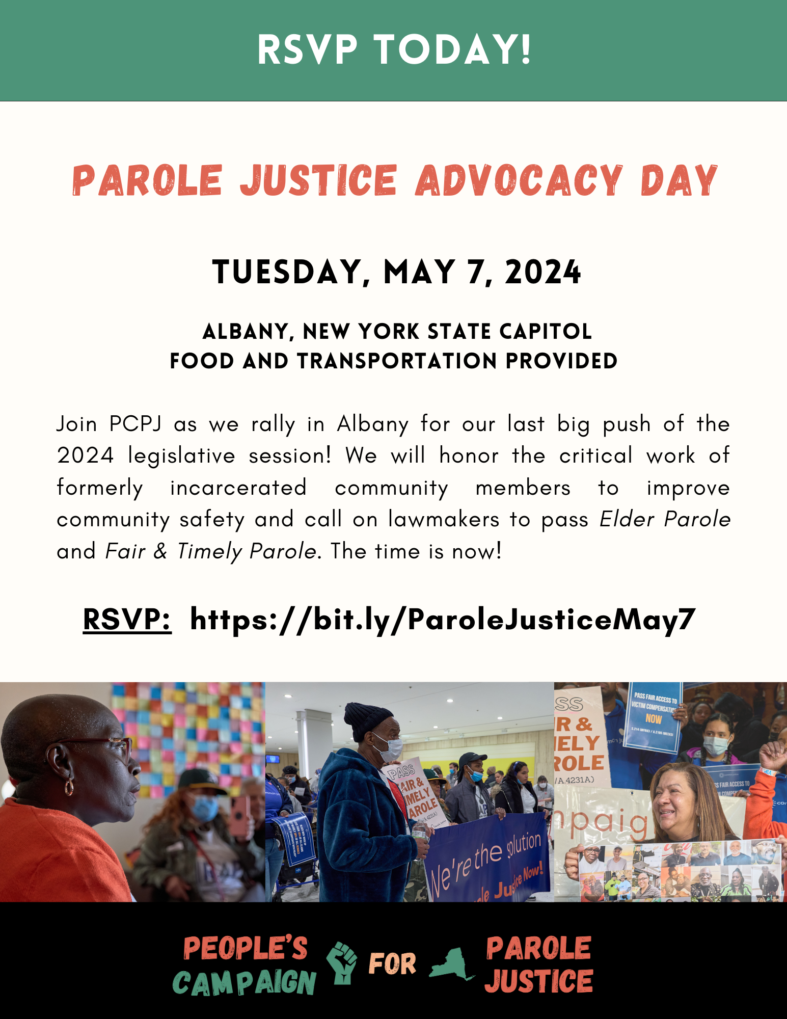 Parole Justice Advocacy Day — People's Campaign for Parole Justice