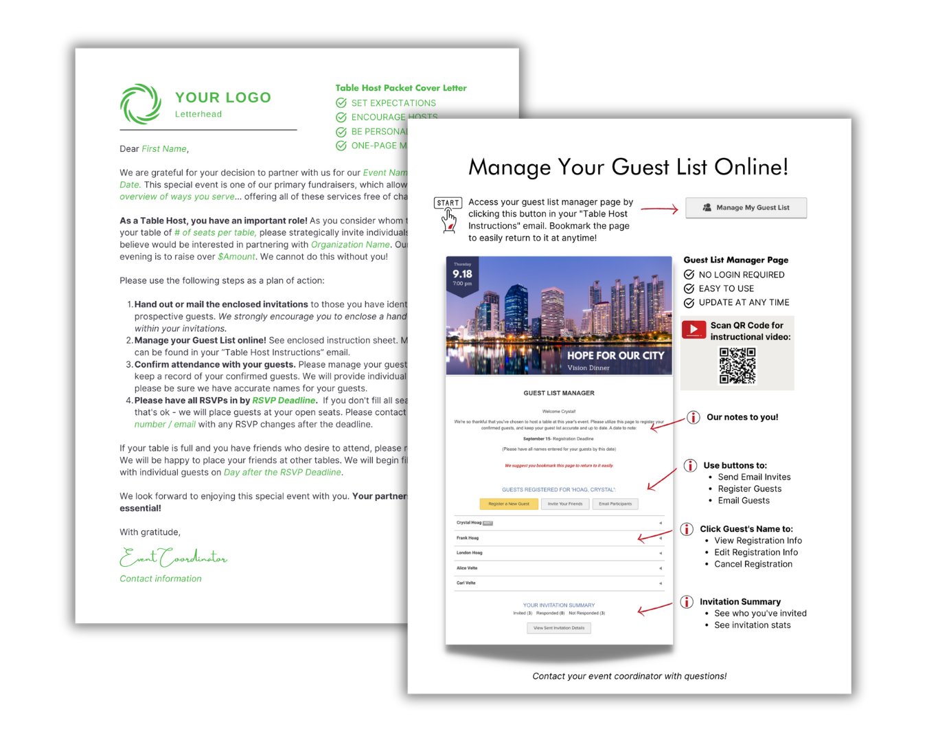 Empower Your Table Hosts: Free Resources for Event Coordinators | FundEasy