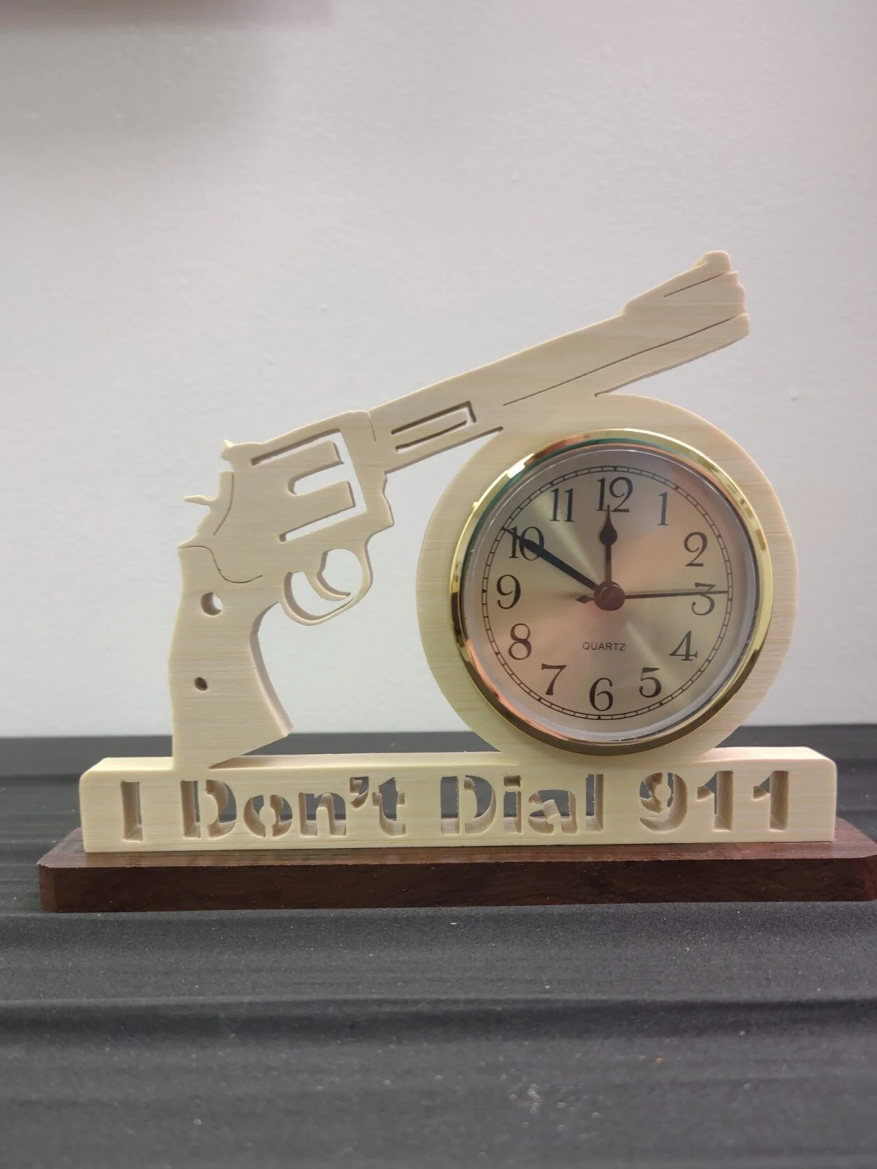 I Don't Dial 911 Clock — Plank You