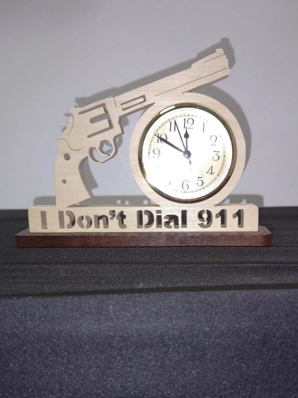 I Don't Dial 911 Clock — Plank You