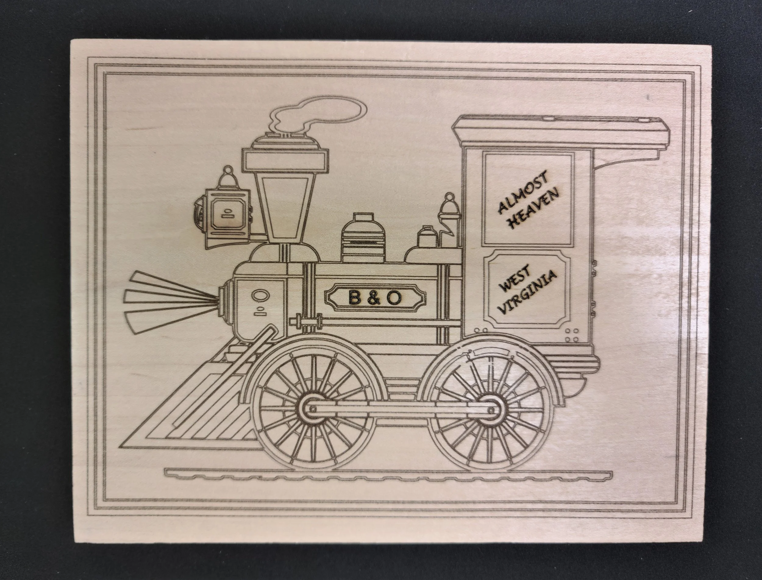 Steam Train Sketch