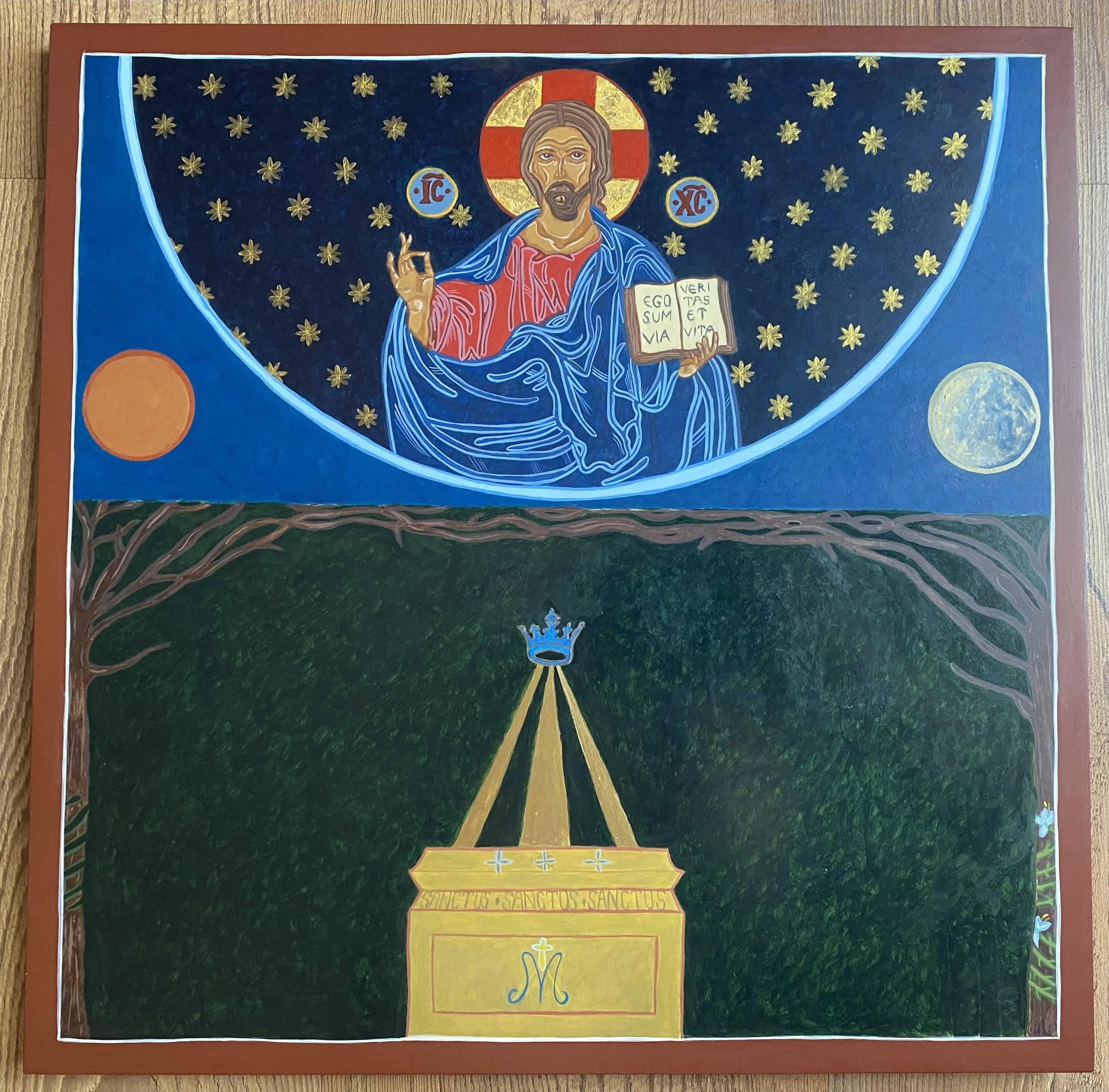 Christ the Pantocrator and the Ark of the Covenant — Catholic Artist ...