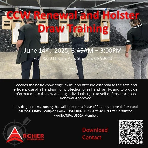 Upcoming Classes — Archer Firearms Training, LLC