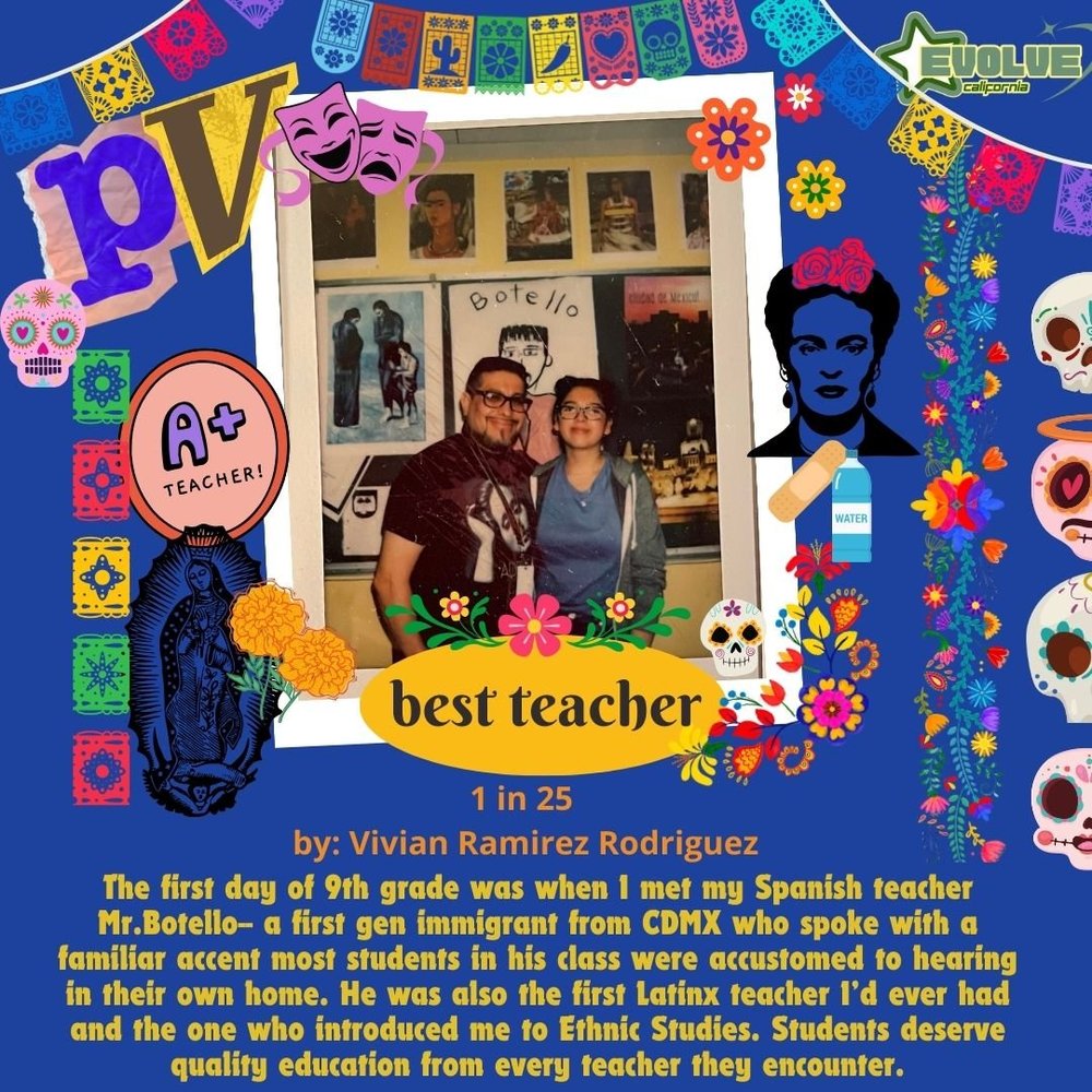 Favorite Teacher — Evolve California