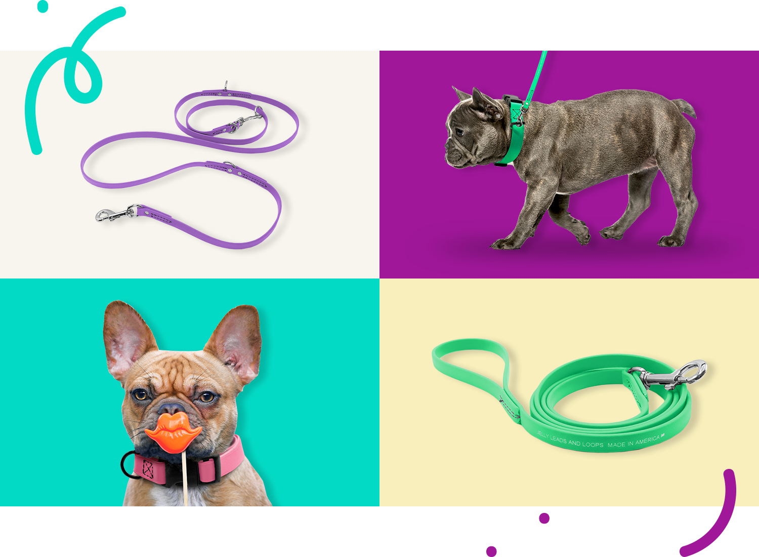 Jelly Pet. A Jolly Pooch is a Jelly Pet. Leashes, loops and leads :-)