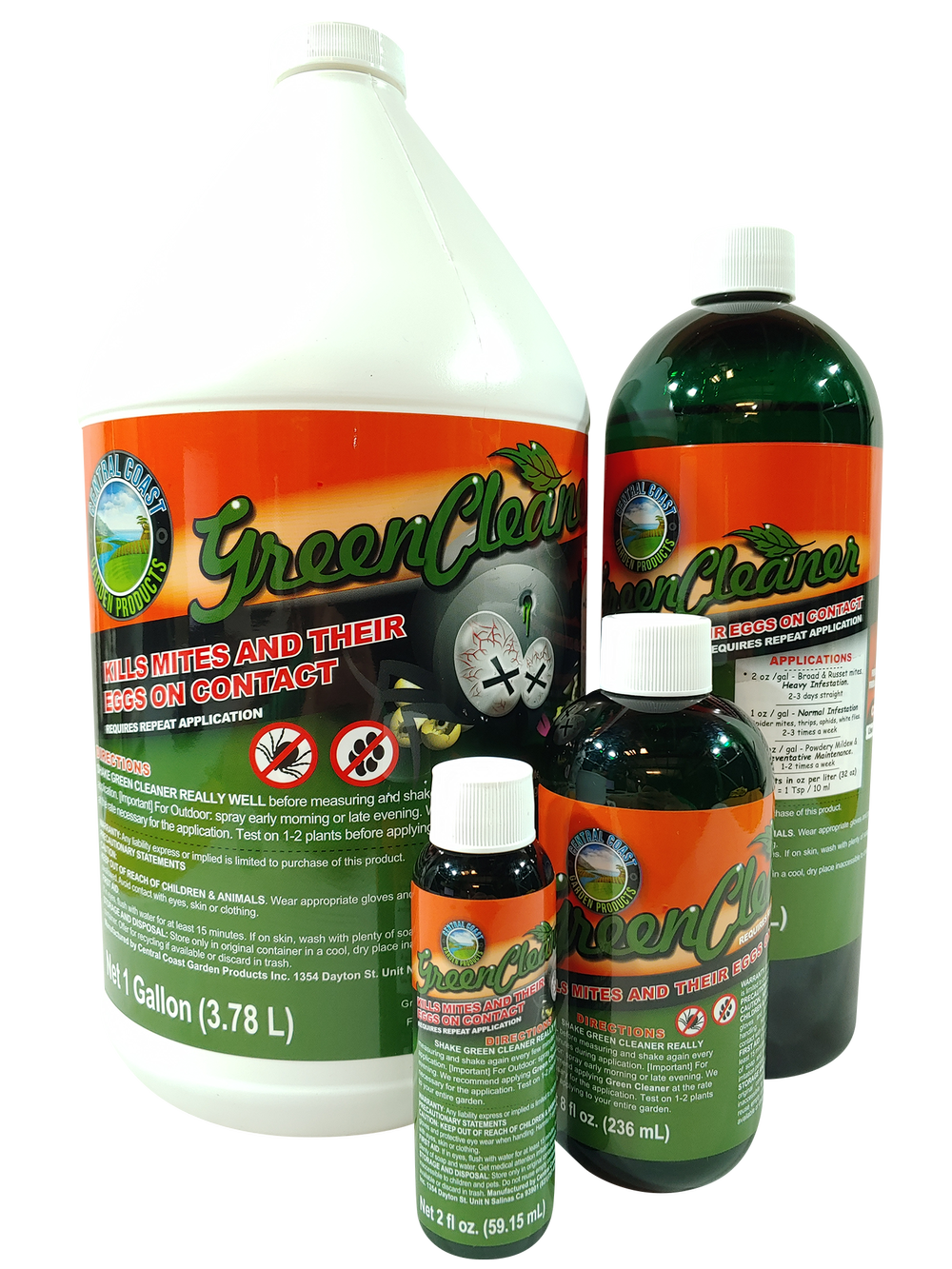 Green Cleaner Spider Mite Killer - Safe-Natural Pest Control Spray