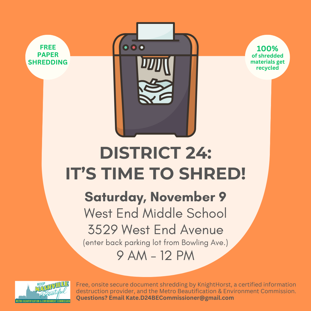 District 24: It’s Time to Shred! — Sylvan Park Neighborhood Association