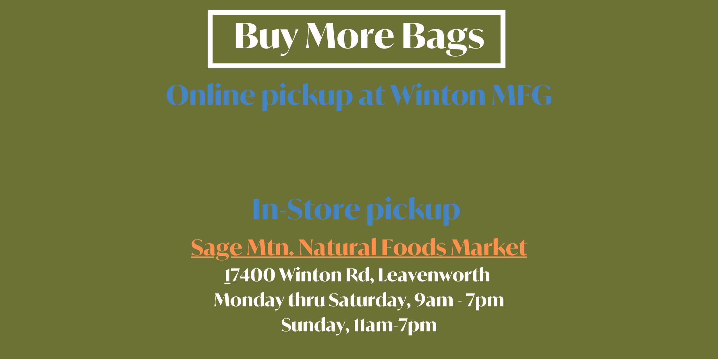 Community Composting Program — Winton Mfg