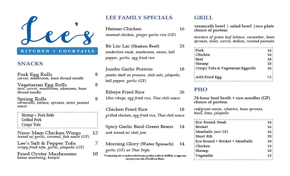 Lee's Kitchen + Cocktails