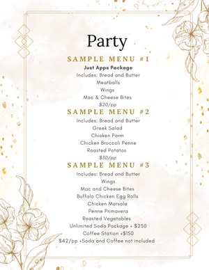Menu — Casa Lucia