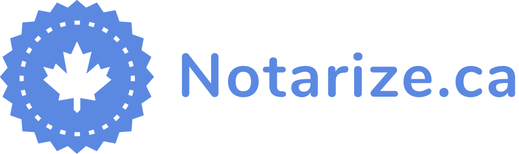Canadian Online Notary Services — Notarize.ca