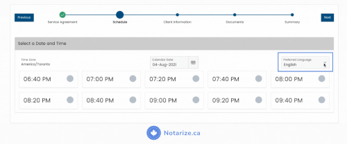 Online Notary Services in Multiple Languages — Notarize.ca