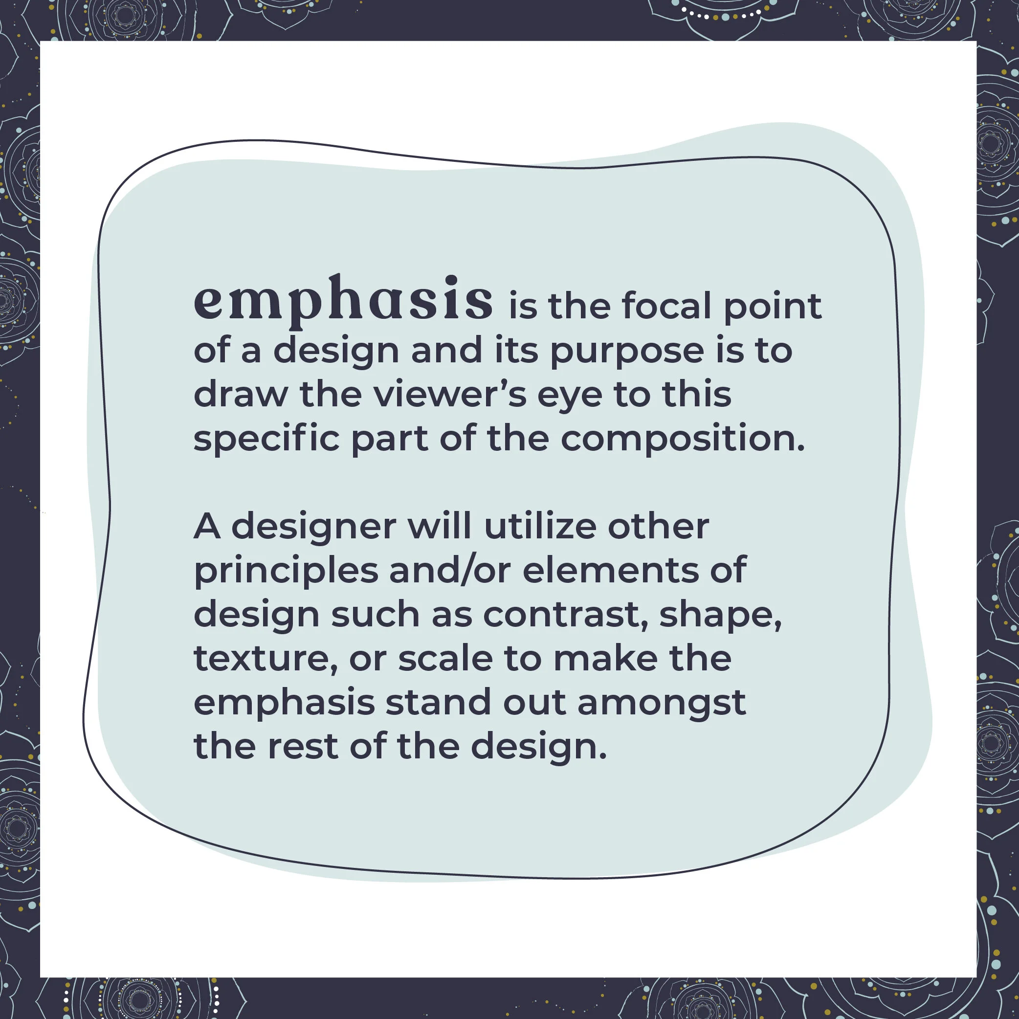 Principles Of Design Emphasis Focal Point