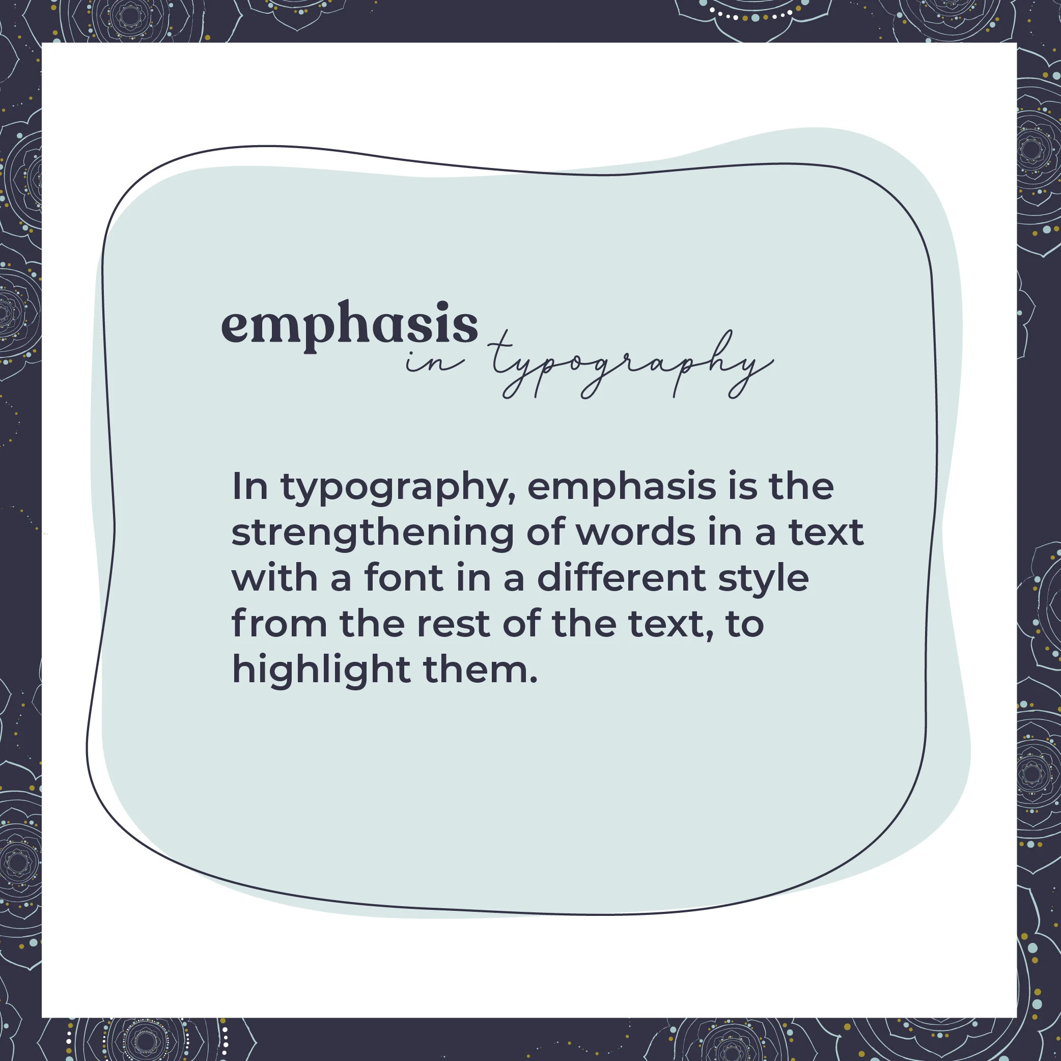 Emphasis Definition