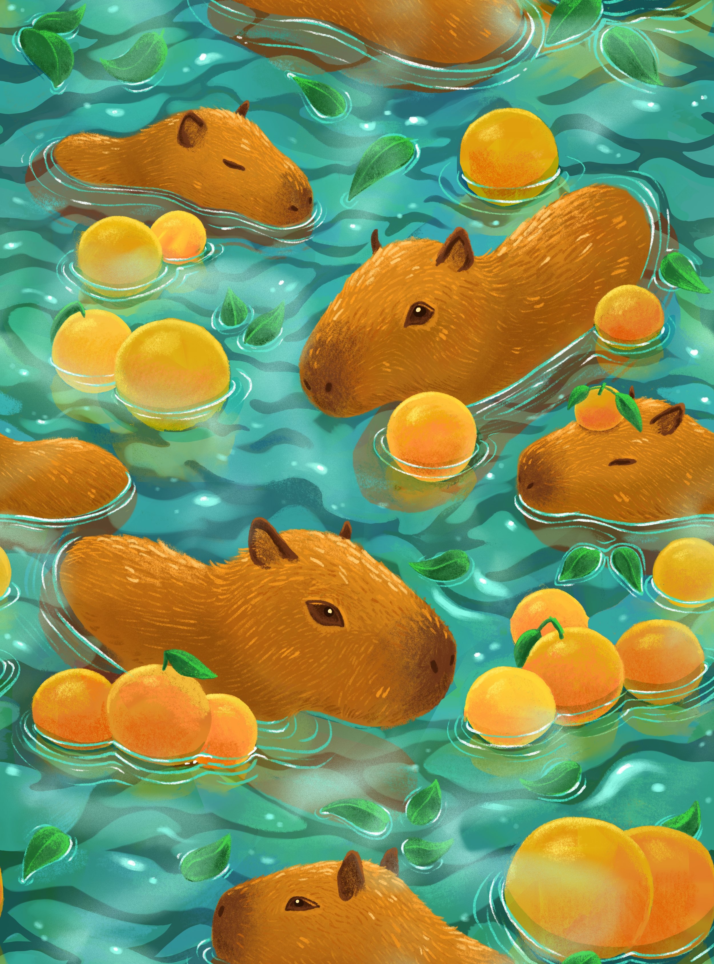 Capybara Yuzu Bath — Chloe Reynolds - Home