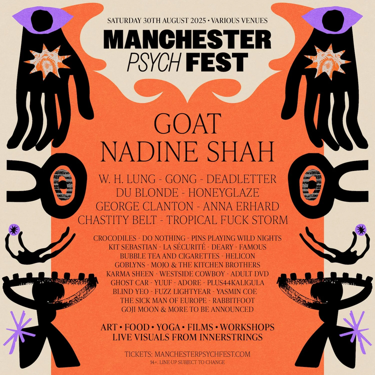 Manchester Psych Fest announce second wave of artists — THE INDIE SCENE