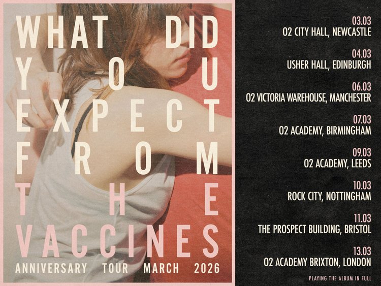 The Vaccines announce 2026 UK tour — THE INDIE SCENE