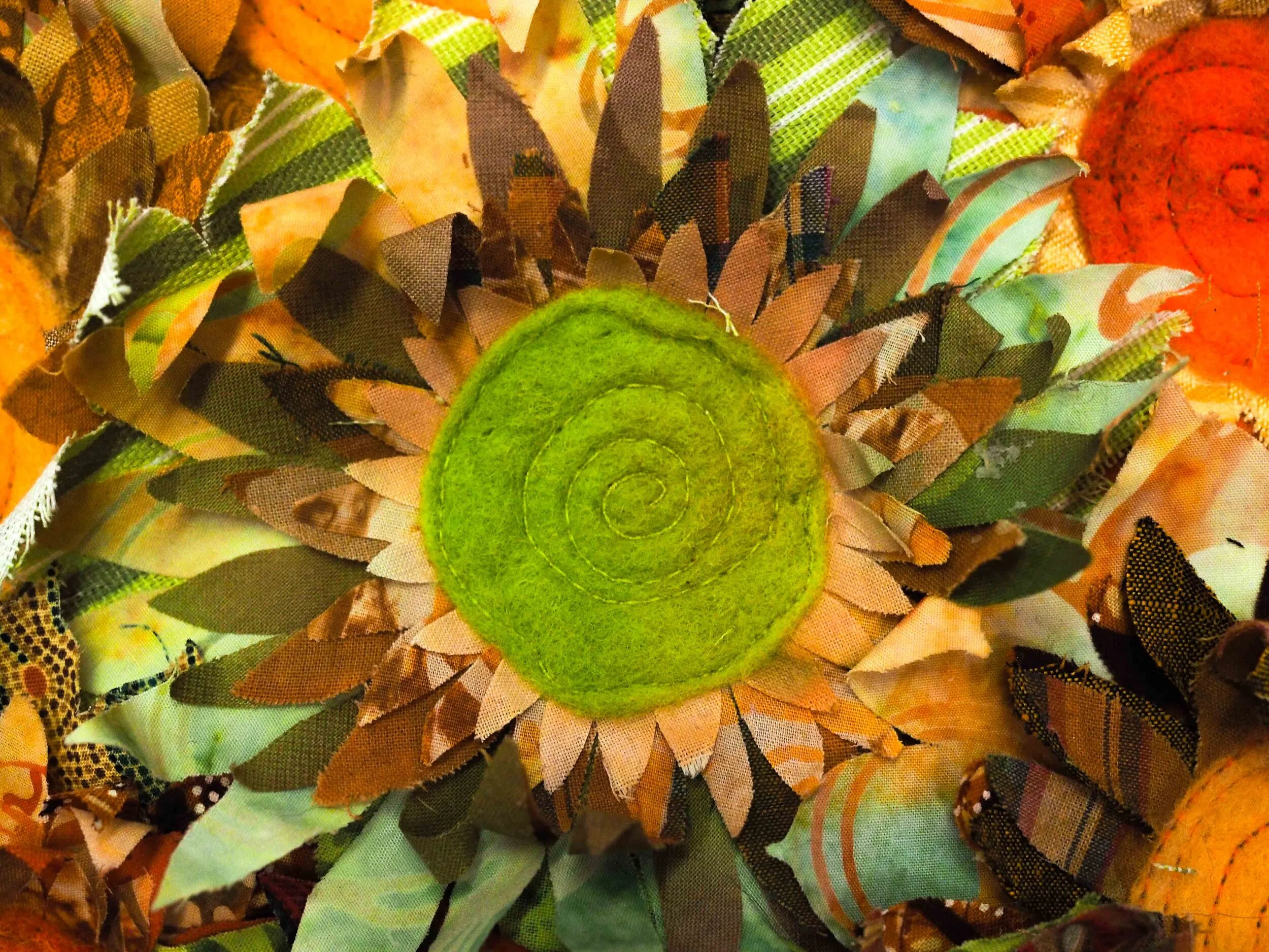 Sunflowers — afinchsong creation textile art