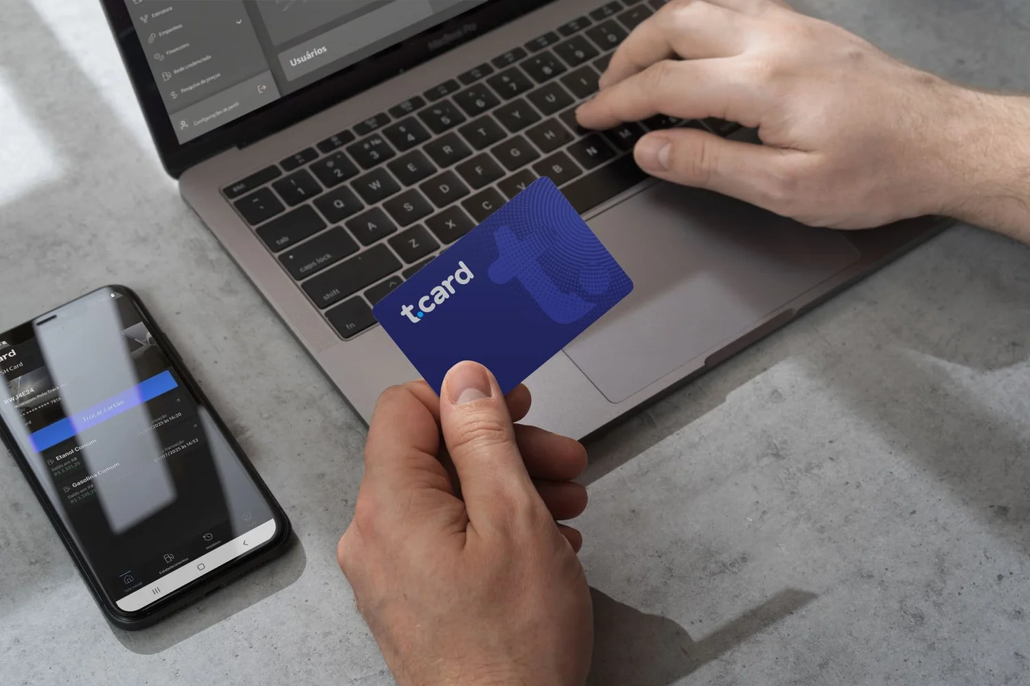 App Tcard Usuário — Tcard - O Upgrade na Gestão da Sua Frota.