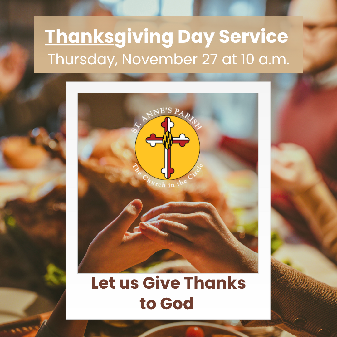 Thanksgiving Day Service — St. Anne's Episcopal Church