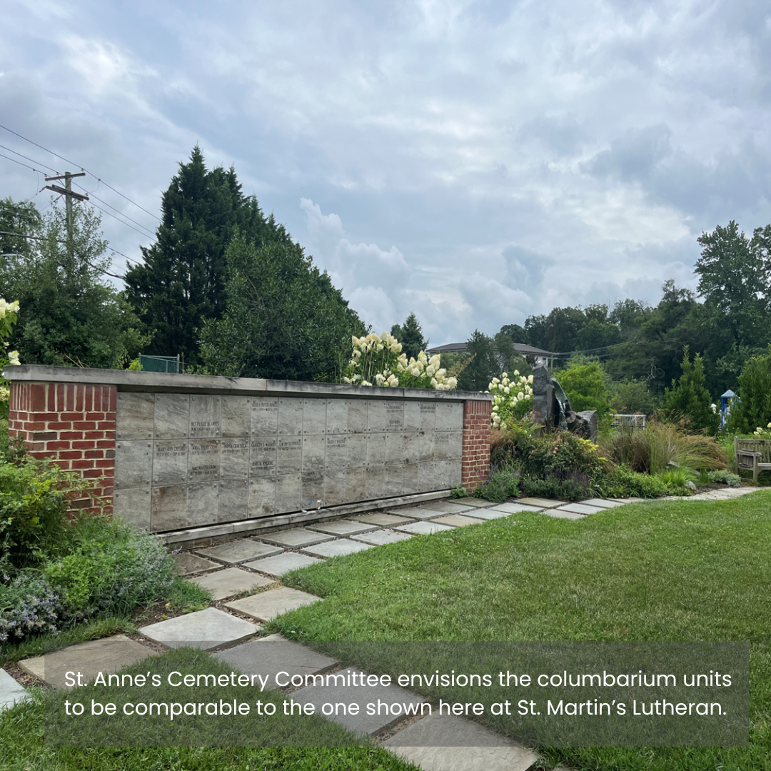 Columbarium Pre-Sale — St. Anne's Episcopal Church