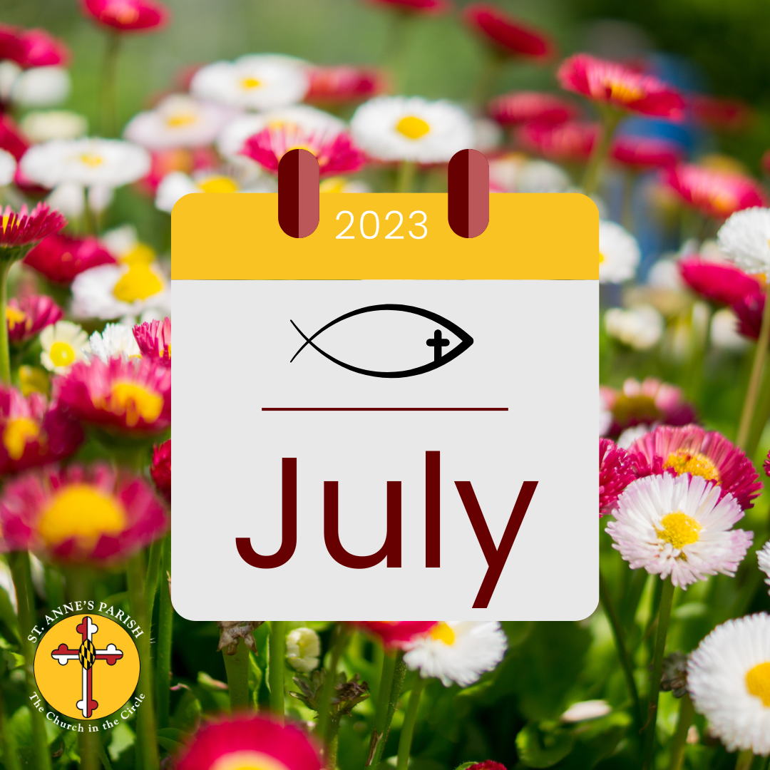 Ministry Calendar for July! — St. Anne's Episcopal Church