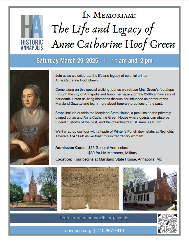 The Life and Legacy of Anne Catharine Hoof Green with Historic ...