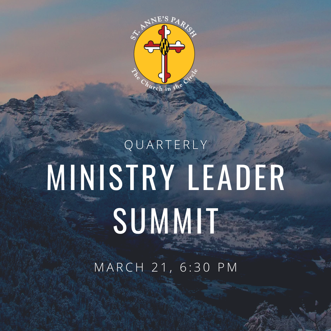 1st 2025 Ministry Leadership Summit — St. Anne's Episcopal Church