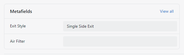 Get Filters Integrated With Shopify Metafields — Convermax