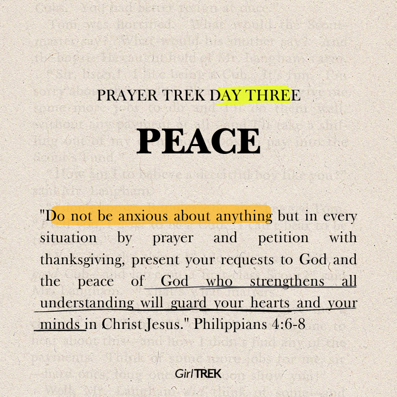Prayer Trek Day 3: PEACE — GirlTrek Blog