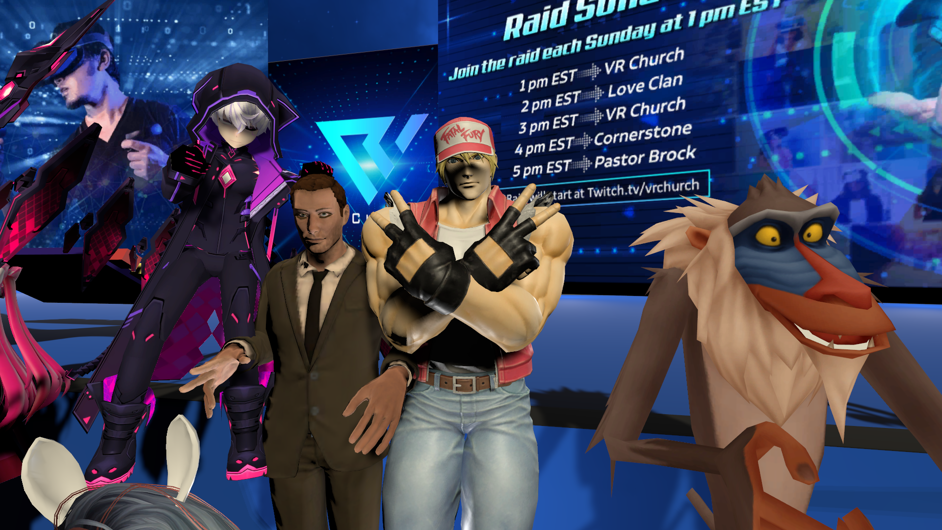 VR MMO Church in the Metaverse