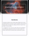 Construct - Journaling Strategies — VISIONS