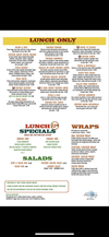 Black Stallion- Columbia KY — Mi Casa Dinner Menu