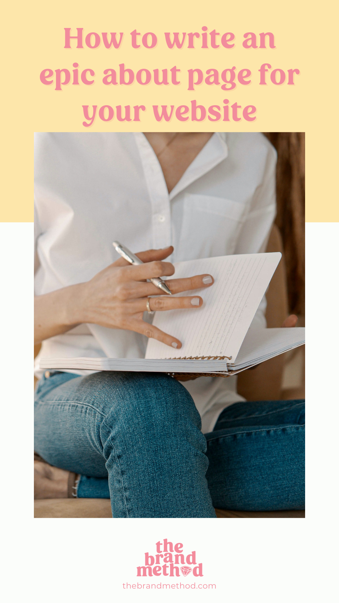 How to write an epic about page — The Brand Method