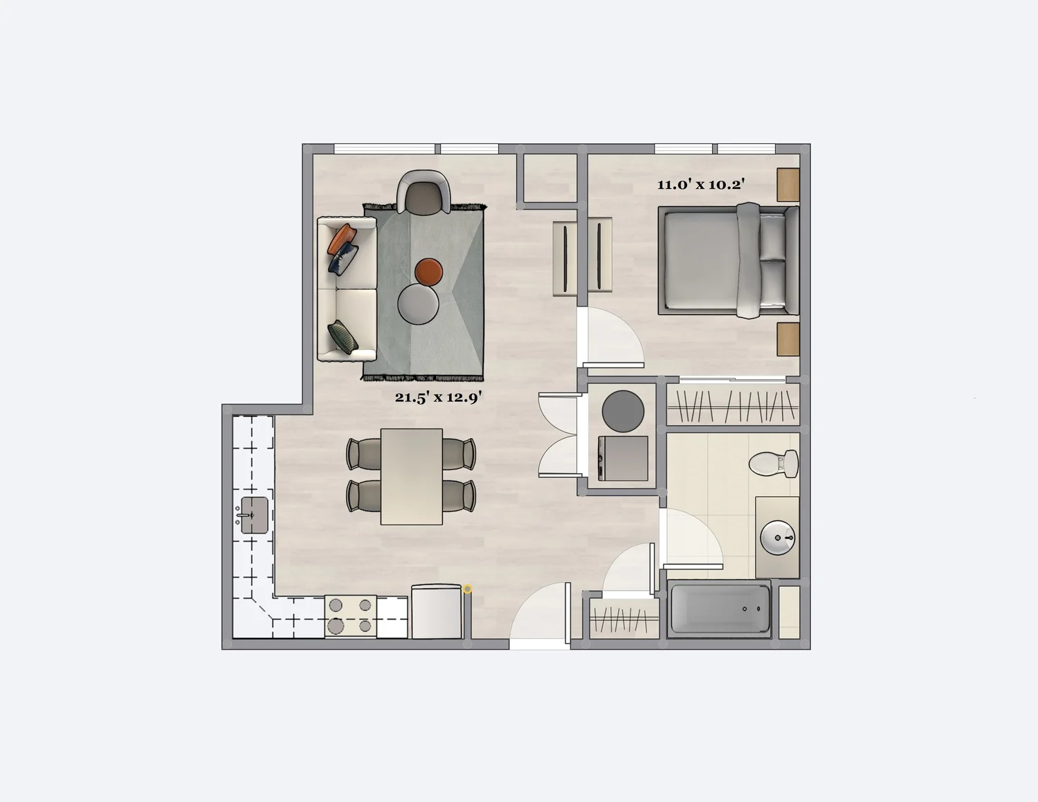 Unit Layout — The Parkside