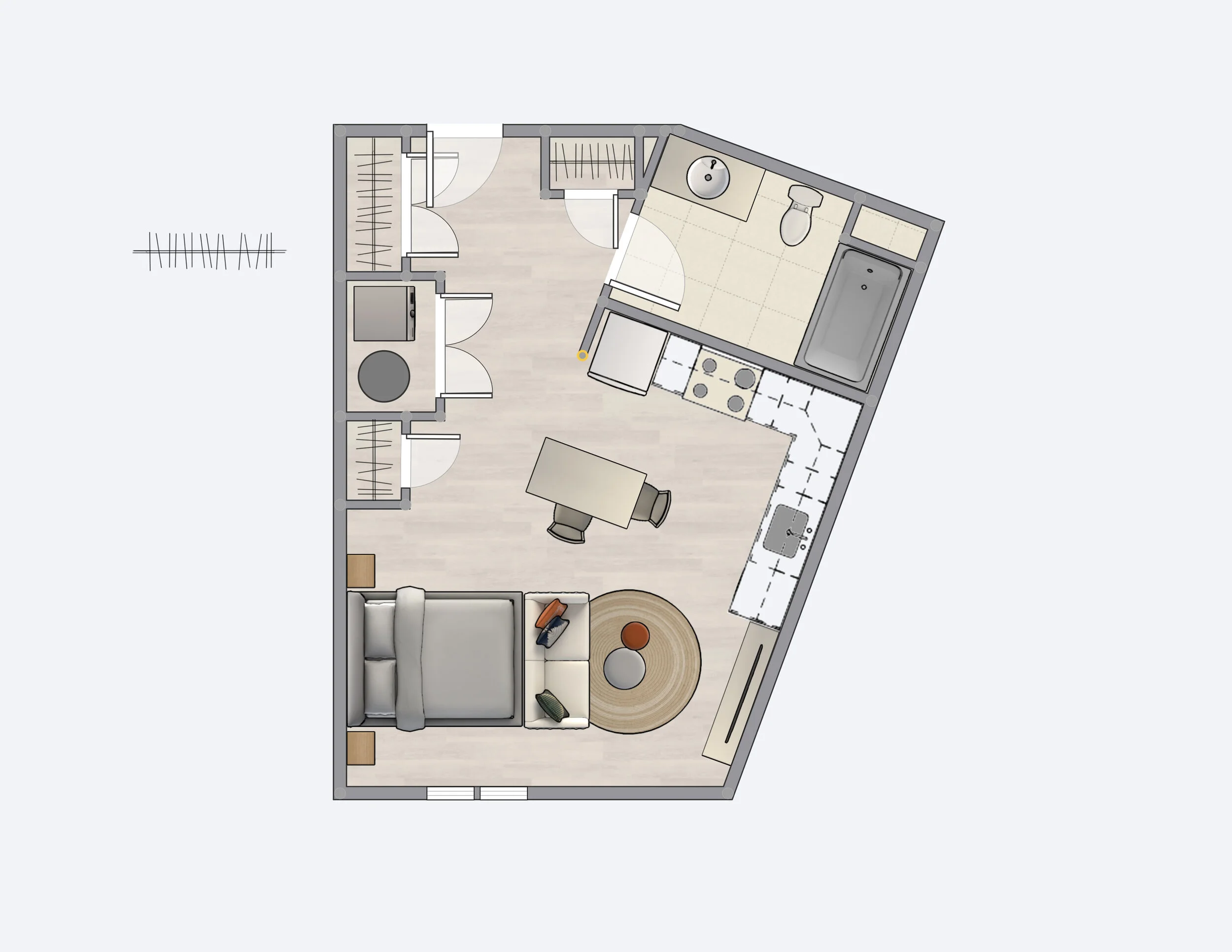 Unit Layout — The Parkside