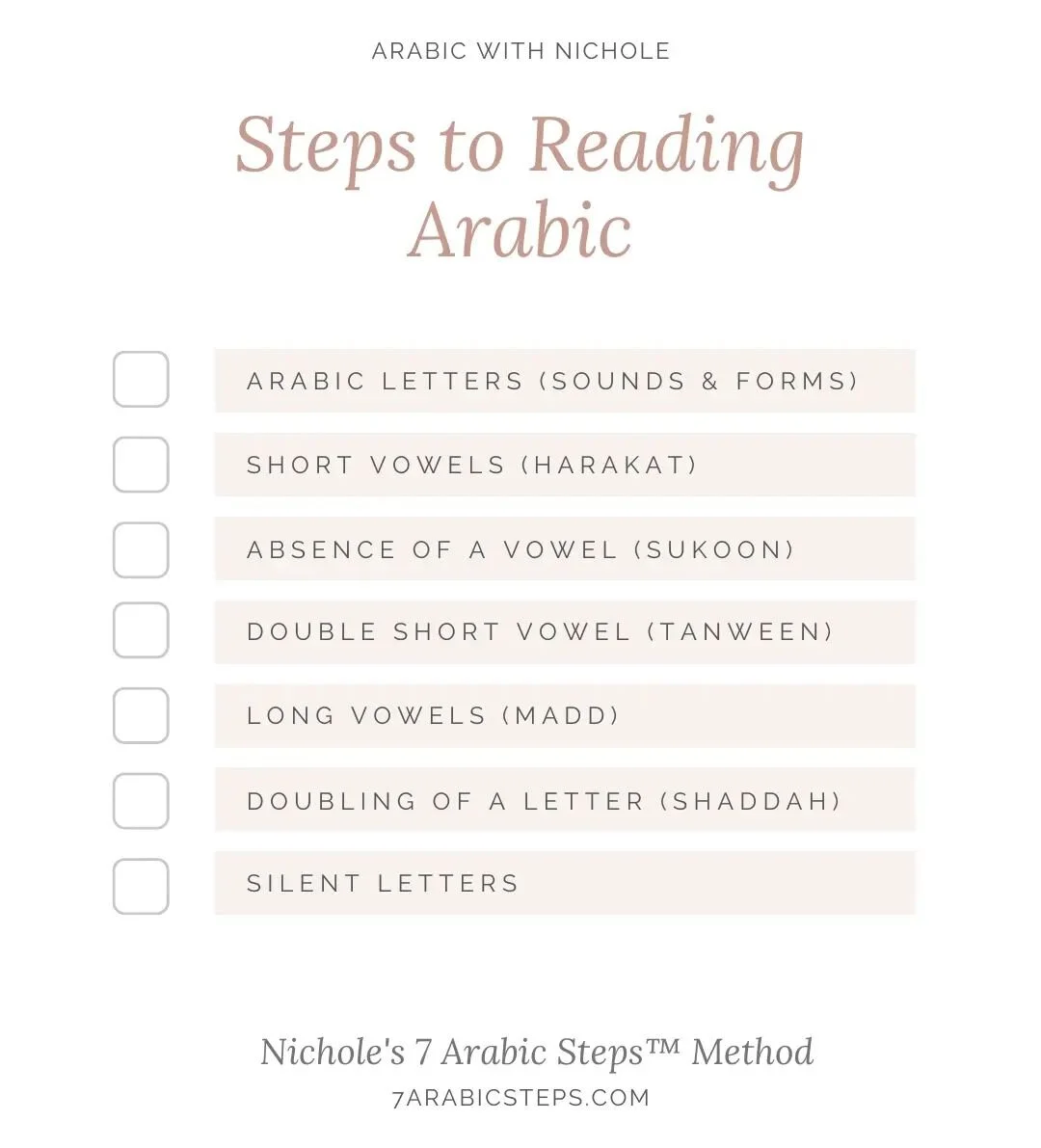 Arabic with Nichole