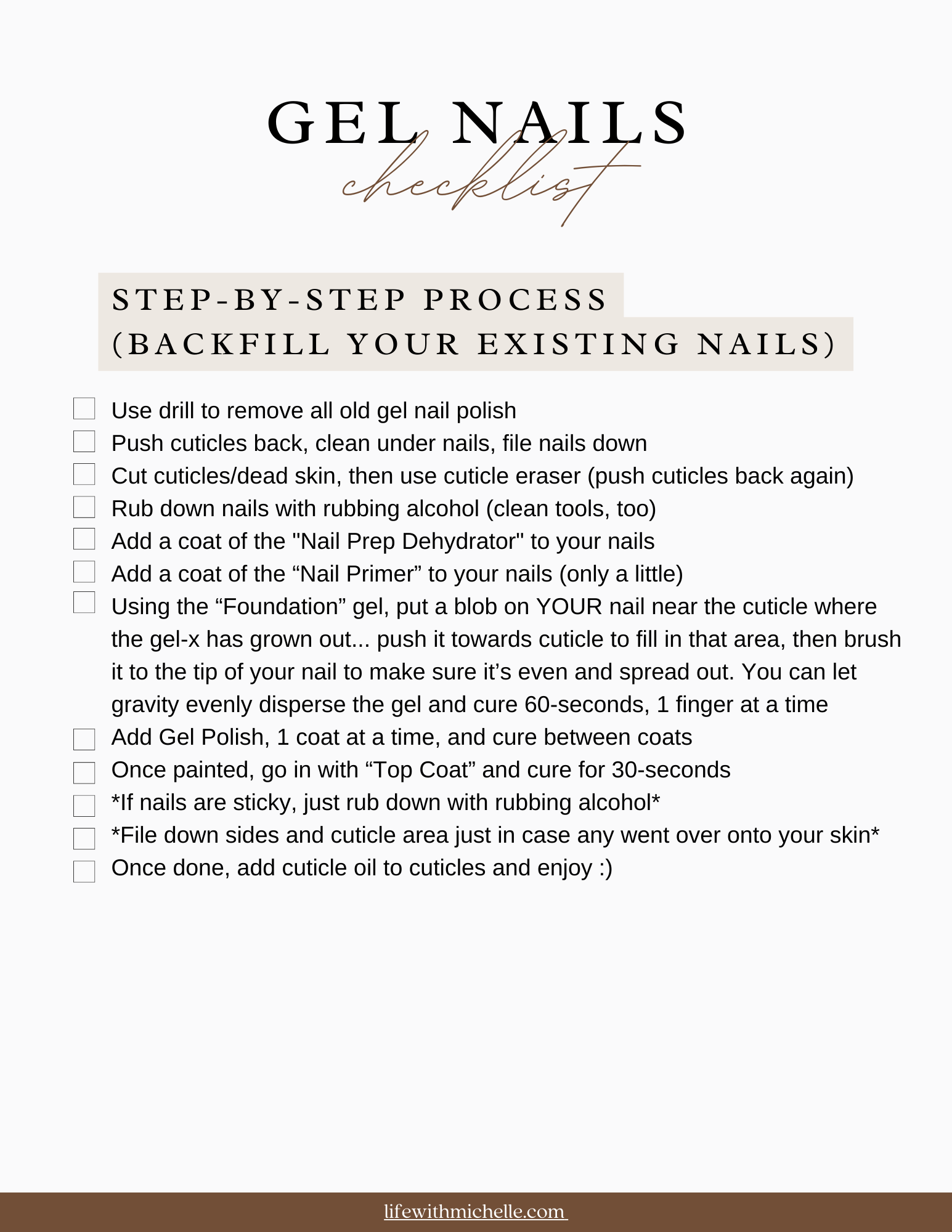 Gel-X Nails Step-By-Step — Michelle Henderson