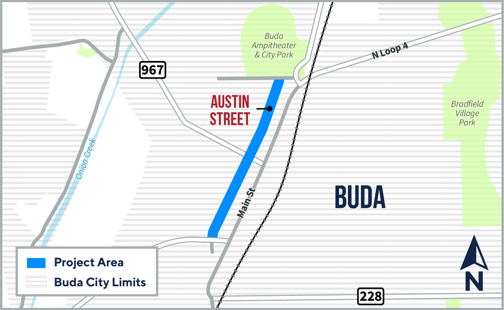 Austin Street Reconstruction — Buda Bonds 2021