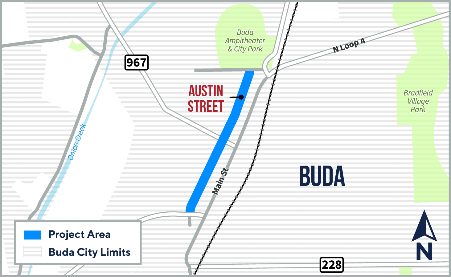 Austin Street Reconstruction — Buda Bonds 2021