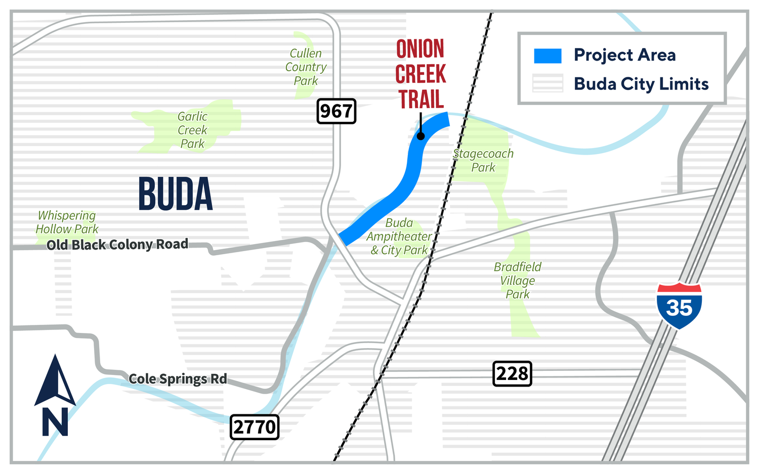 Onion Creek Trail — Buda Bonds 2021
